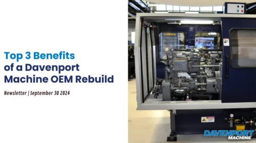 Davenport Machine | Multi-Spindle Screw Machines & Parts